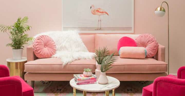 Sofá Rosa: Veja Modelos, Dicas, Como Decorar e Fotos Incríveis