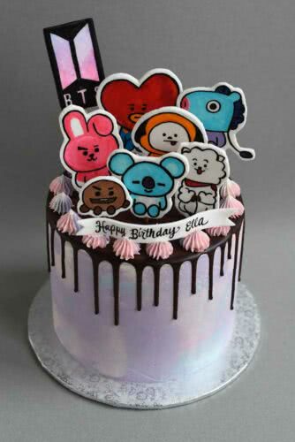 Bolo BTS: Tipos, Dicas e Fotos para Preparar o seu no Estilo da Banda