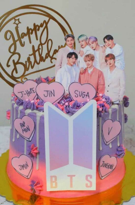 Bolo BTS: Tipos, Dicas e Fotos para Preparar o seu no Estilo da Banda