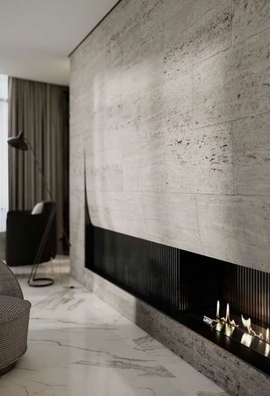 Mármore Travertino: 55 Ambientes e Ideias com o Revestimento