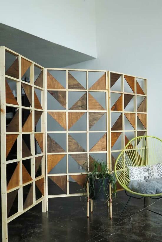 Biombo de Madeira: Como Fazer, Dicas e Ideias Para Usar na Decoração