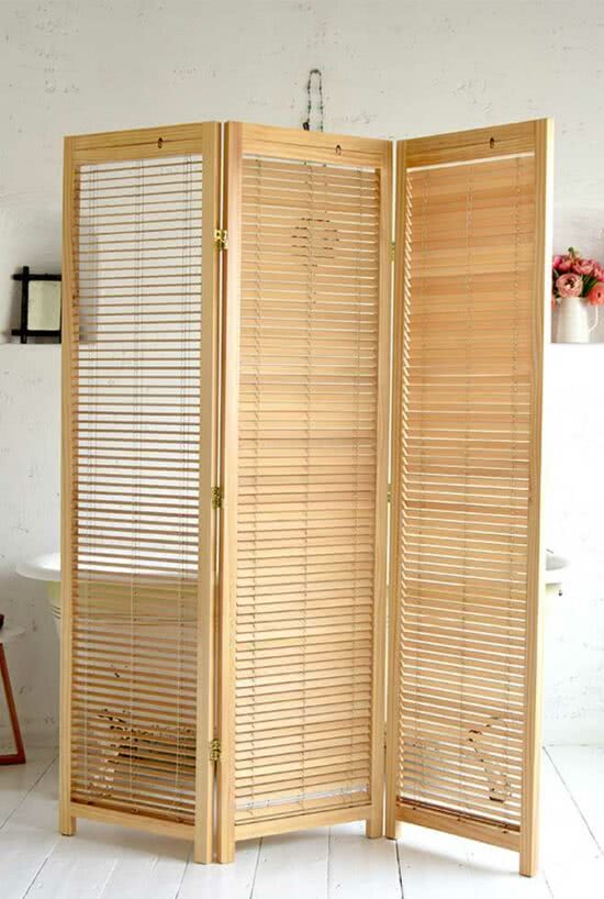 Biombo de Madeira: Como Fazer, Dicas e Ideias Para Usar na Decoração