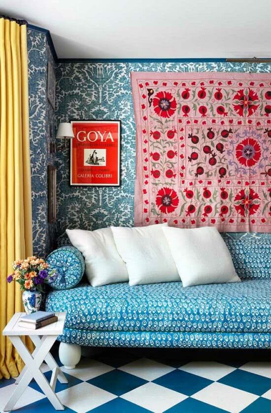 Sofá Estampado: 50 Ideias Super Criativas para Montar o Seu