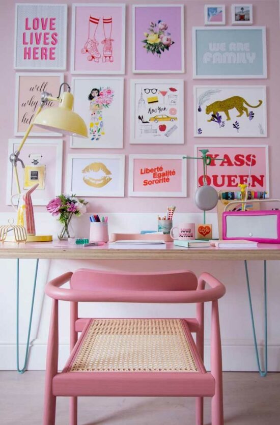 Cor Rosé: Significado da cor, Como usar na Decoração e 50 Fotos