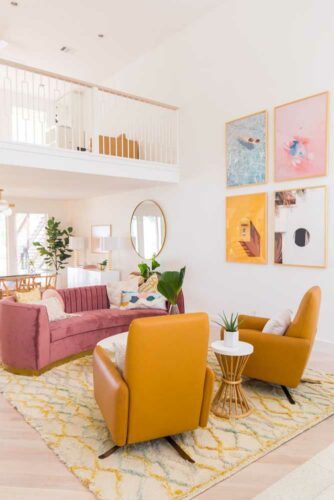 Cor Rosé: Significado da cor, Como usar na Decoração e 50 Fotos