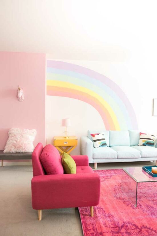 Cor Rosé: Significado da cor, Como usar na Decoração e 50 Fotos