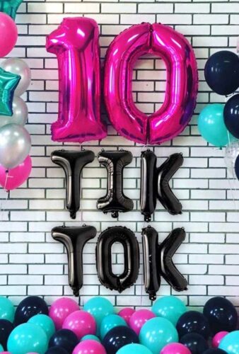 Festa Tik Tok: 50 Ideias e Fotos lindas para Decorar com o Tema