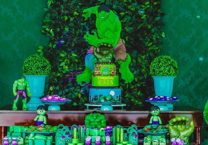 Festa do Hulk: Dicas para Decorar com o Tema e 30 Fotos Lindas