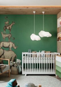 Quarto de Bebê Verde: 60 Ideias de Projetos Decorados