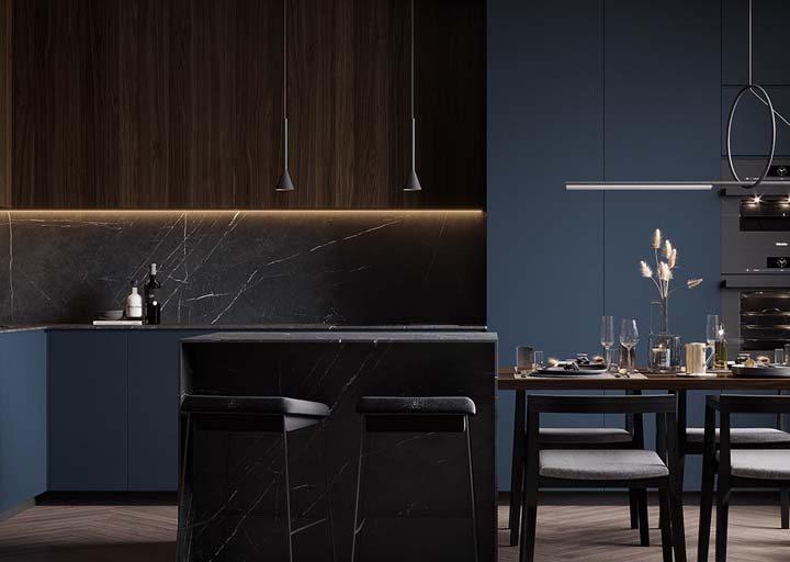 Cozinha Azul: 75 Inspirações de Decoração com a Cor!