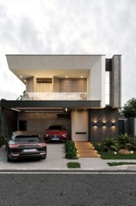 Fachadas de Casas Simples com Varanda: 50 Ideias com Fotos