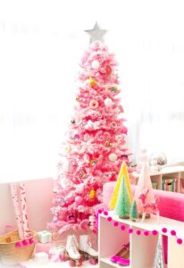 Árvore de Natal rosa: 55 ideias perfeitas para montar a sua