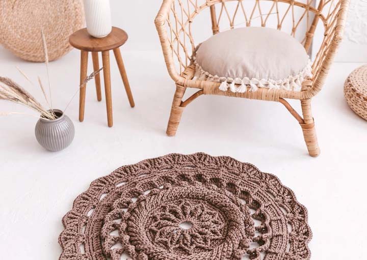 Tapete de Fio de Malha: Como Fazer Passo a Passo e 50 Ideias