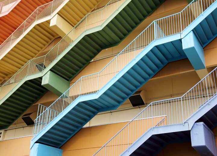 Escada externa: Modelos, Como Escolher e 50 Ideias