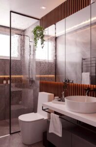 Banheiro Pequeno Moderno: Como Montar, Decorar e 50 Projetos