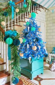 Árvore de Natal azul: Como Fazer Passo a Passo e Lindas Ideias