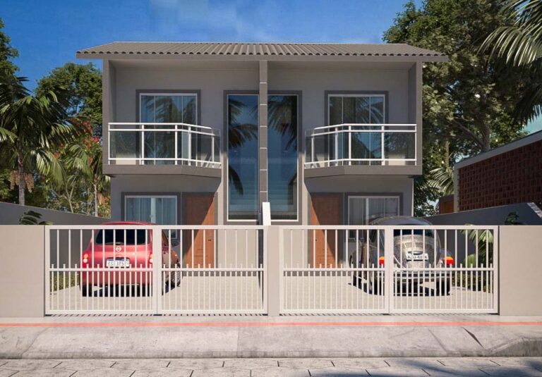Fachadas de Casas Simples com Varanda: 50 Ideias com Fotos