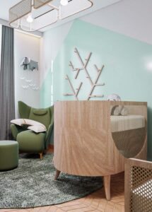 Quarto de Bebê Verde: 60 Ideias de Projetos Decorados